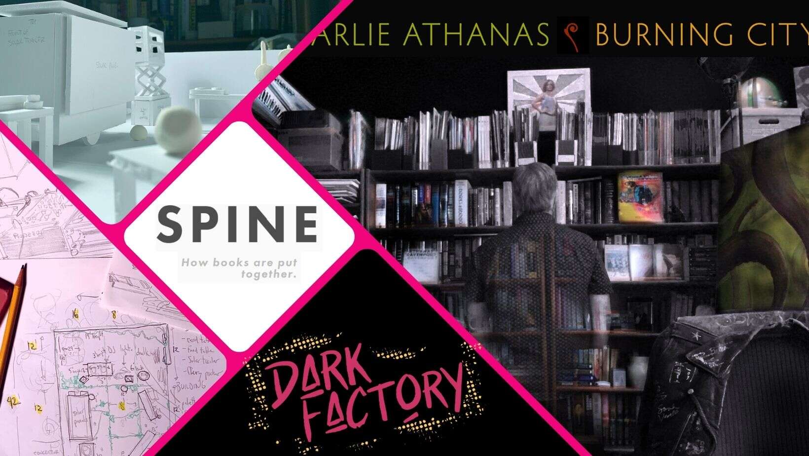 Spine Magazine: Dark Factory Beginning to End (5): Charlie Athanas ...